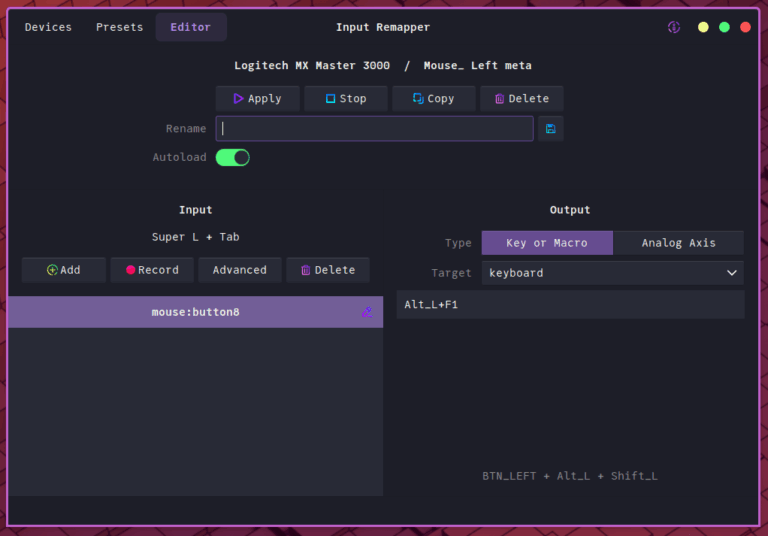 Mapping Logitech Mouse Thumb (Gesture) Button to GNOME Activities Overview in Wayland (Ubuntu ...